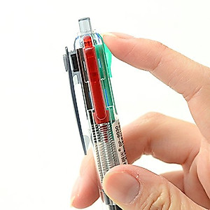 M&G Extra Fine & Micro Point Click Retractable Roller Ball Pens,0.7mm,4-color gel ballpoint pen