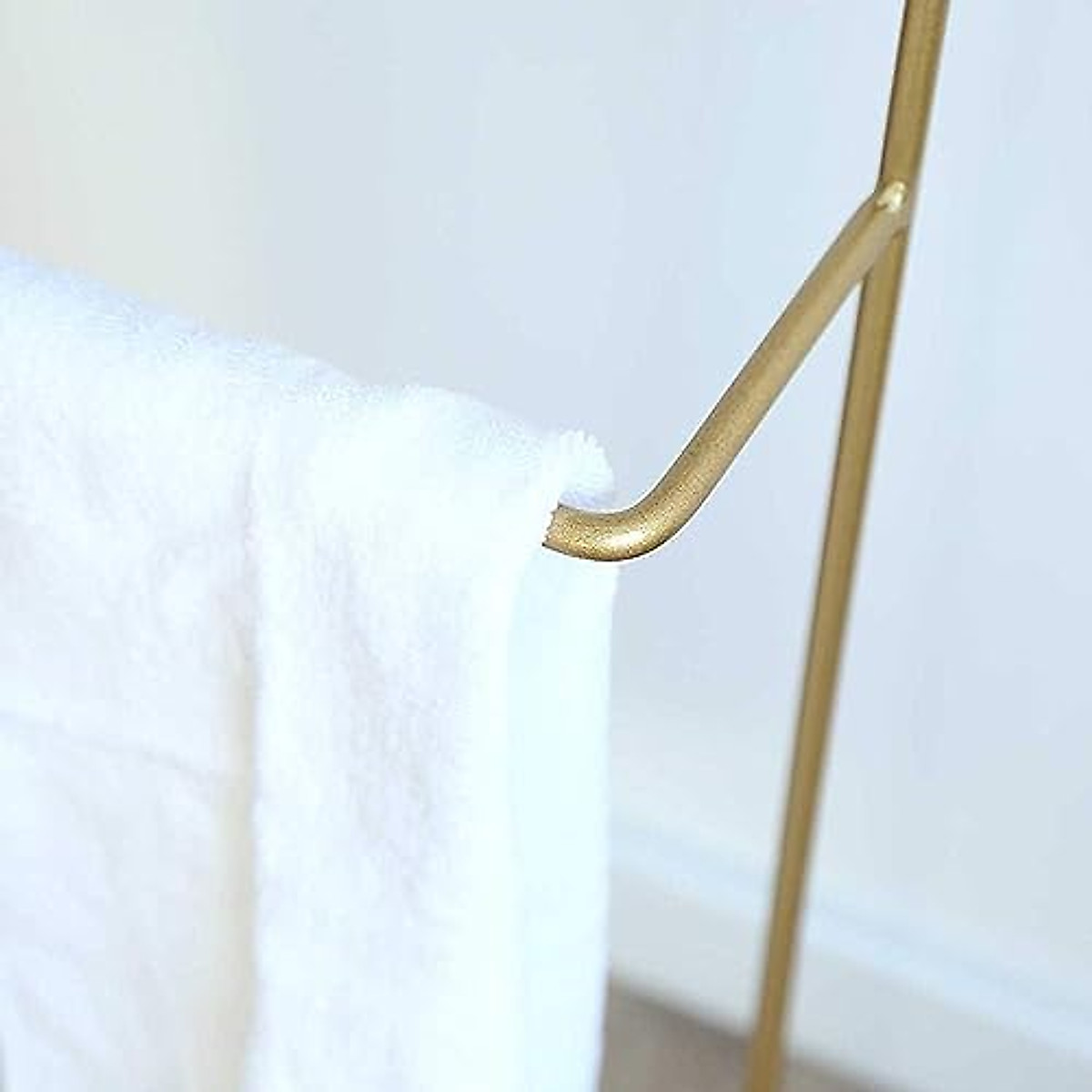 Towel Racks, Towel Rack Towel Rack Freestandimetal Towel Rack for Hangitowels and Bath Towelsload-Bearicapacity Not Easy to Deform Does Not Fade/D/45 * 14 * 145Cm