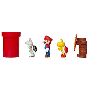 Super Mario Nintendo Dungeon 2.5” Figure Multipack Diorama Set with Accessories