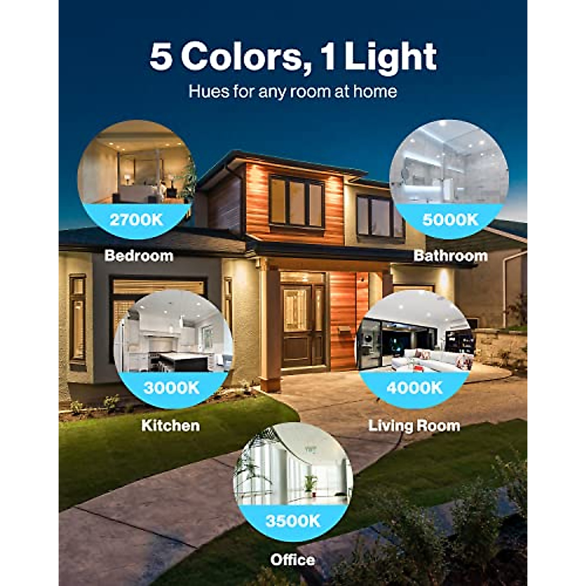 Sunco 12 Pack LED Recessed Lighting 6 Inch, Selectable 2700K/3000K/3500K/4000K/5000K, Dimmable Can Lights, Smooth Trim, 13W=120W, 965 LM, Damp Rated, Retrofit Installation - UL Energy Star Listed