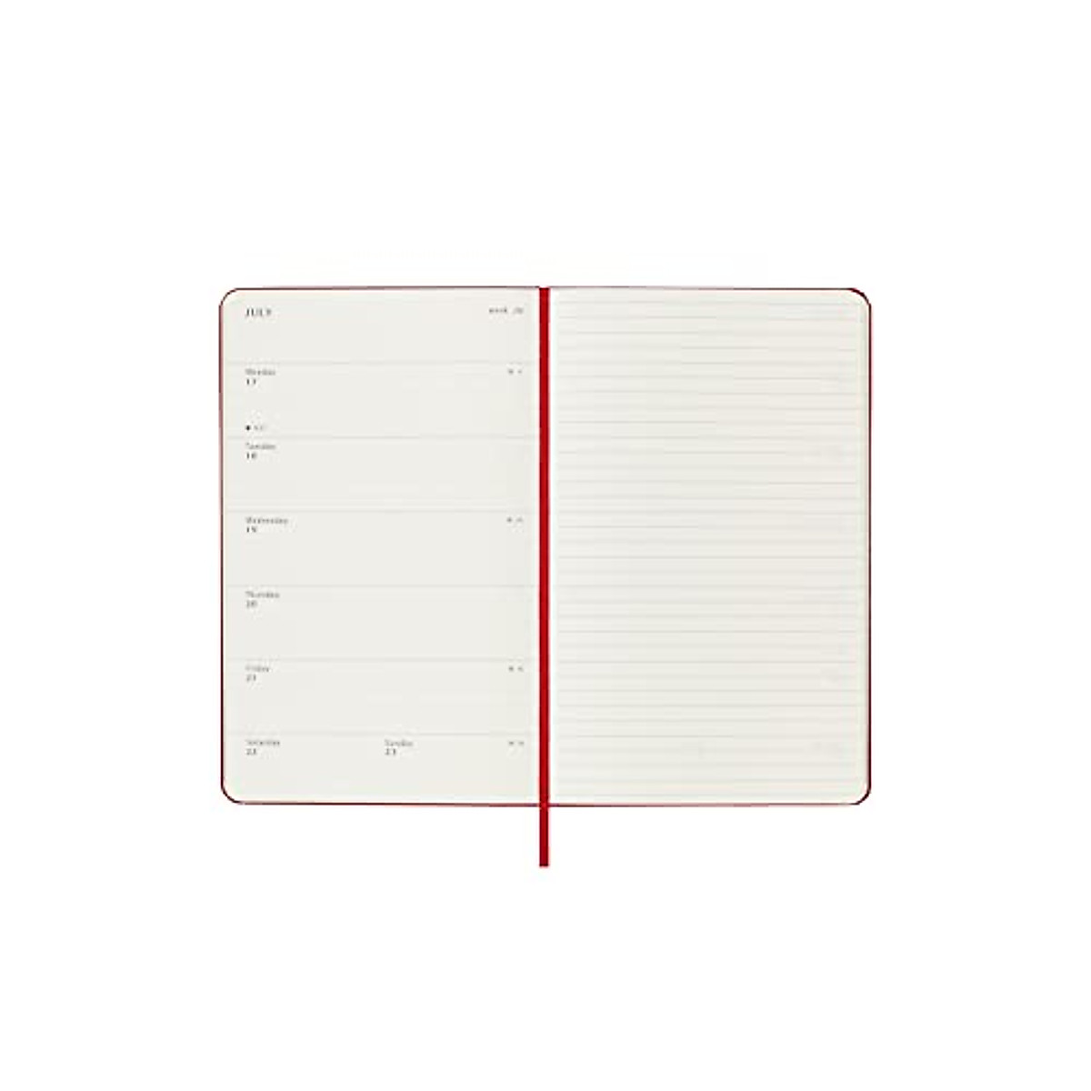 Moleskine Limited Edition Le Petit Prince 12 Month 2023 Weekly Planner, Hard Cover, Large (5" x 8.25"), Rose