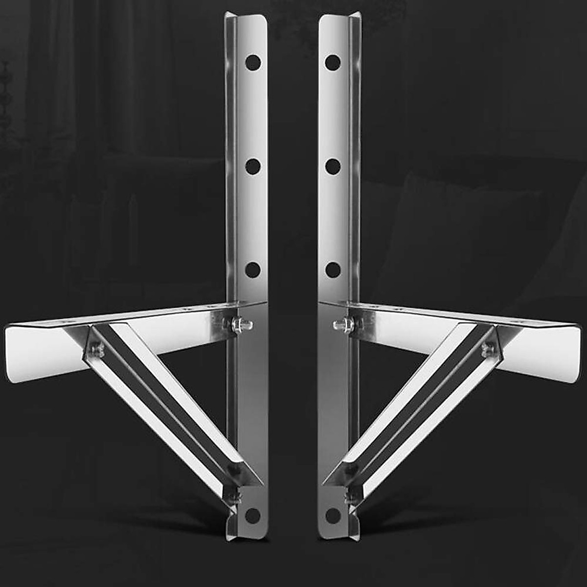 WANLIAN Foldable Wall-Mounted air Conditioner Bracket for Small Split Type Heavy Duty Non-Rusting air Conditioner mounting Bracket