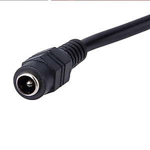 DC 1 Female to 8 Male Output Power Splitter Cable 3 Pcs 1 to 8 DC CCTV Camera Power Splitter Cable Y Adapter for CCTV Security Cameras and LED Strip Lights Deguangxin (3 Pcs 1 to 8 Way)