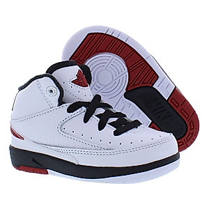 Jordan Air 2 Retro (Big Kid) White/Varsity Red/Black 4 Big Kid M