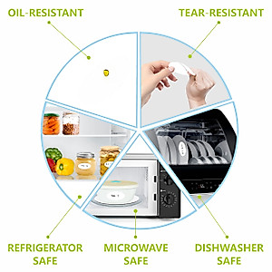 500 Removable Freezer Pantry Labels, Waterproof Tear Resistant Removable No Residue, for Food Containers Jars Kitchen Restaurant Storage Organization