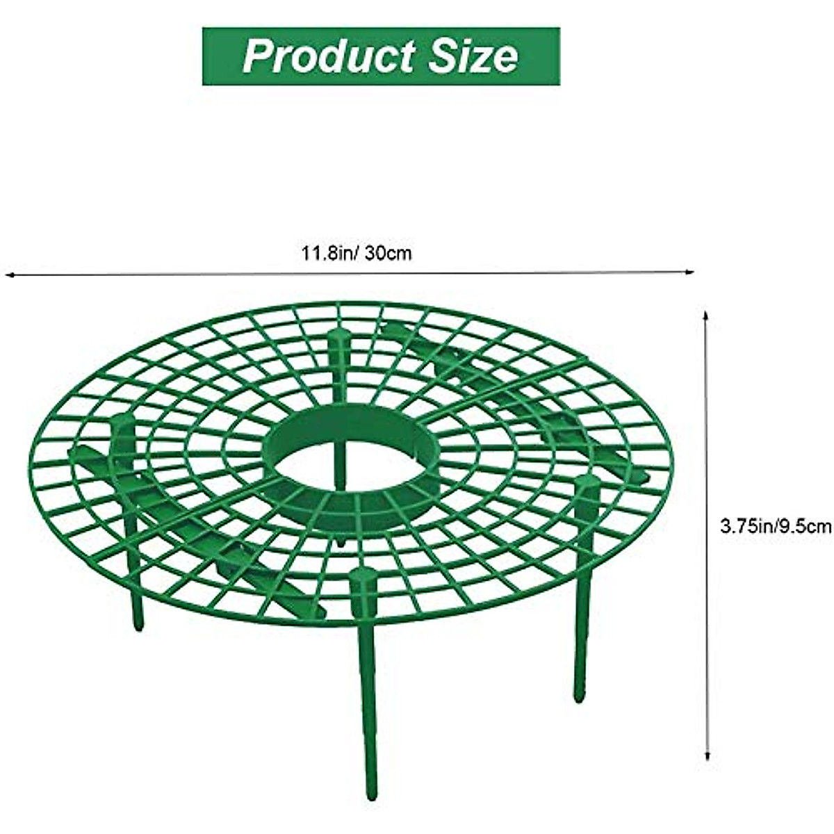 Medoore 5 Pack Strawberry Supports, Adjustable Strawberry Growing Racks Plant Climbing Rack Vine Pillar Garden Stand Balcony Vegetable Rack for Keeping Fruit Elevated to Avoid Ground Rot