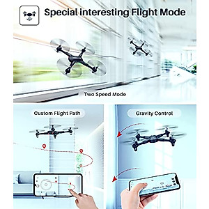SYMA Drone with Camera 1080P HD FPV Cameras Remote Control Toys RC Quadcopter Helicopter Gifts for Boys Girls Adults Beginners with Altitude Hold, Headless Mode, One Key Start, 3D Flips 2 Batteries