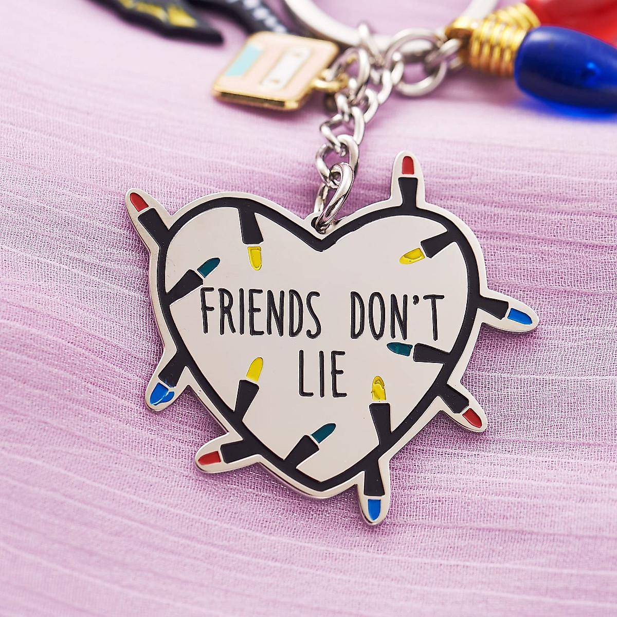 Strange Merchandise Keychain TV Show Friendship Gifts Hellfire Club Keychains Merch Halloween Collection Gift