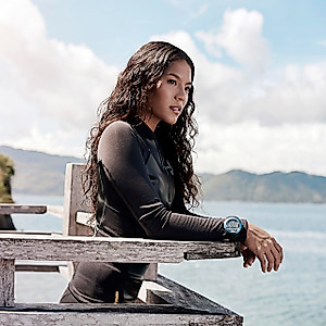 SCUBAPRO Women's Hybrid Thermal Diving Top, Long-Sleeve, Large, Black