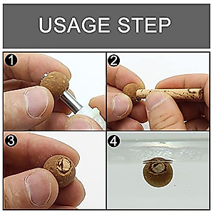 unband 5PCS Carp Fishing Accessories Carp Bait Floating Tool Cork Sticks Pop Up Boilies Lure Balance Terminal Tackle