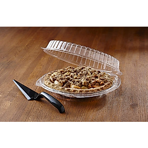 Sabert Pie or Cake Cutter, Black, Durable Plastic, Disposable, 72 Count