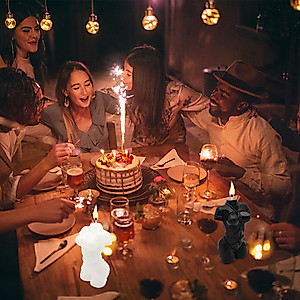 2 PCS Body Shaped Candle, Female Body Candle Woman S&M Torso Sexy Candles for Living Room Bedroom Bathroom Home Table Aesthetic Decoration Christmas, Soy Wax Scented Candle Scented