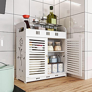 Generic Bathroom Cabinet Wall Mount, Medicine Cabinet with Doors for Storage, Over The Toilet Bathroom Storage Cabinet, Wall Cabinet for Bathroom, Kitchen, Living Room, Bedroom, White