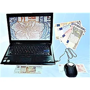 Vividia FM-120 USB Digital Forensic Document Examination Magnifier Camera for Professional Examiners 30x Magnification with White/Blue/ IR/UVA/ UVC/Laser 980nm Lighting Sources