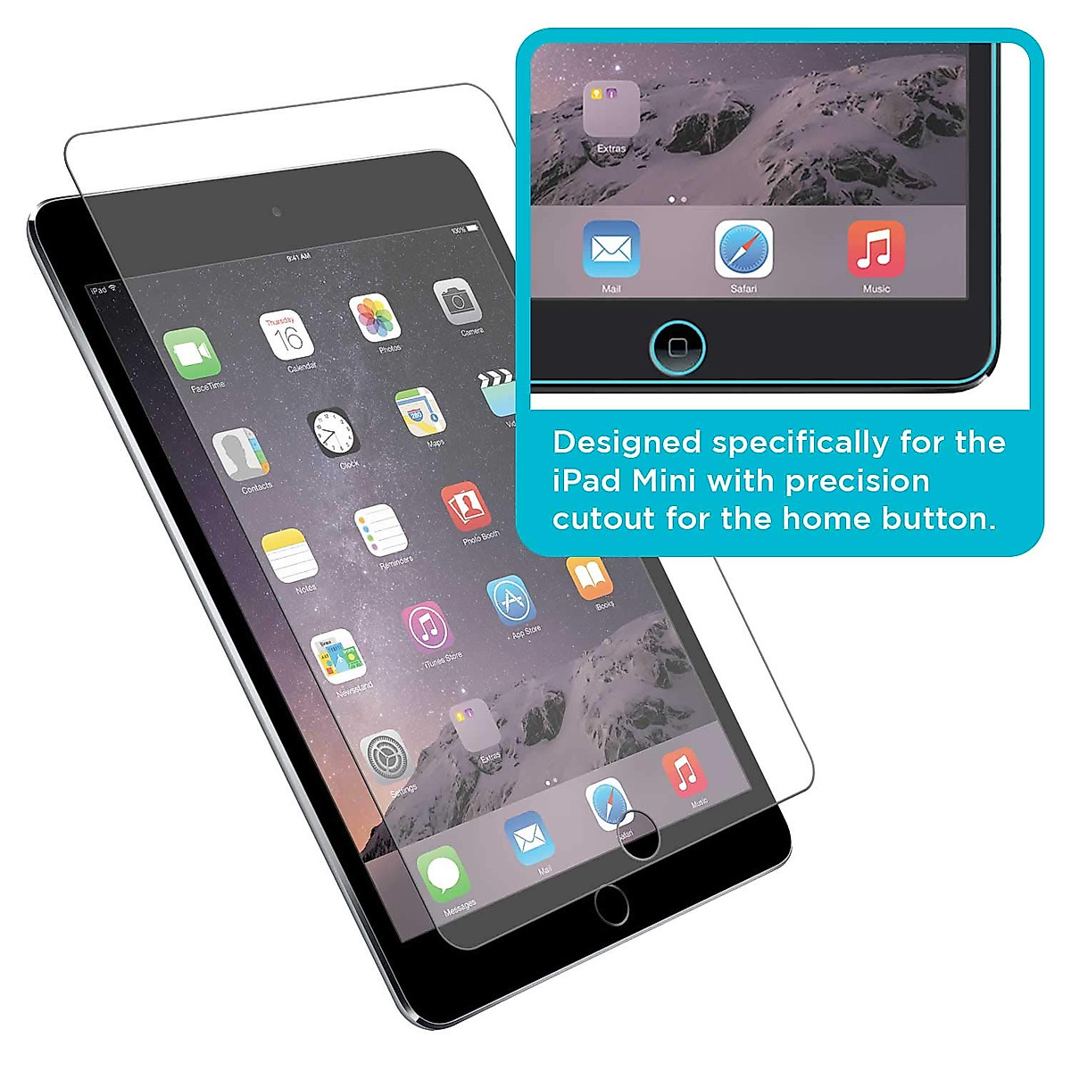 Tech Armor Matte Anti-Glare/Anti-Fingerprint Film Screen Protector for Apple iPad Mini 1, 2, 3 [ 2 Pack ]