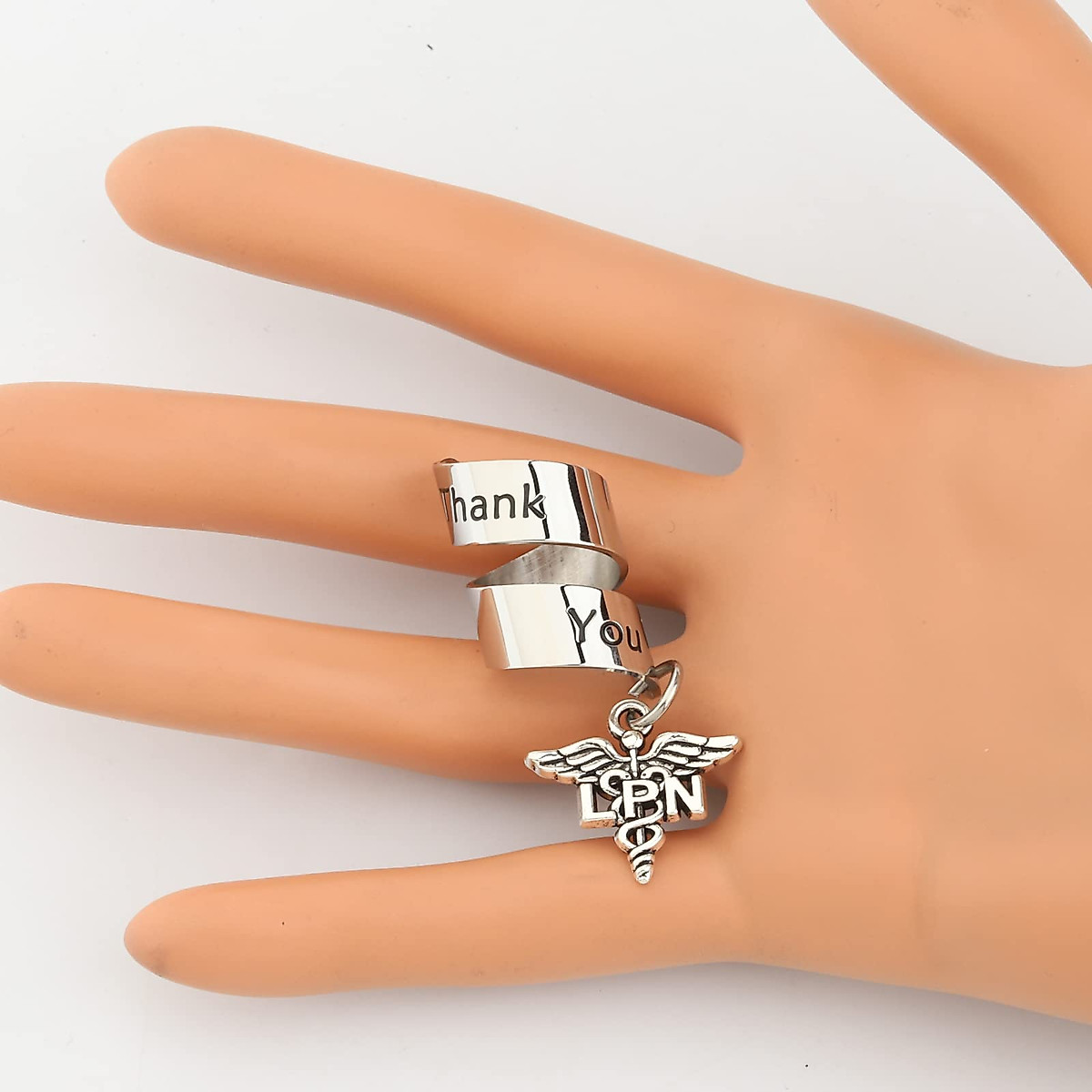 POTIY Stethoscope ID Tag LPN Gift Licensed Practical Nurse stethoscope ID Tag Nurse Life (LPN)