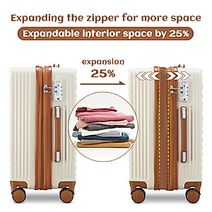 imiomo Carry on Luggage Sets,20 Inch Expandable Carry-on Suitcase with Spinner Wheels,Hard Shell Lightweight Rolling Travel Luggage with TSA Lock