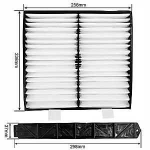 Cabin Air Filter Retrofit Kit Fits for 07-14 GM Chevy Silverado Sierra Tahoe Yukon Avalanche Suburban Cadillac Escalade,Replaces OEM #: 22759208 259-200, 22759203, 103948