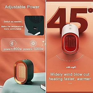 electric space heaters for indoor use: plug in portable small room personal heater with fan for bedroom bathroom | 1200 watt mini heater for office under desk table quiet handy 300 sq ft air heat