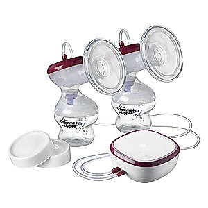 Tommee Tippee Made for Me Double Electric Breast Pump, USB Rechargeable | Quiet, Portable, Lightweight