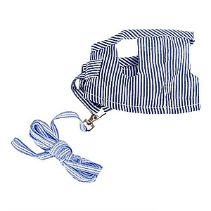 Small Pet Harness Soft Cotton Guinea Pig Bunny Harness and Leash Set for Guinea Pig Hamster Chinchilla Rabbit Squirrel Hedgehog Ferret Small Animals Walking Chest Strap Vest Harness with Lead Leash