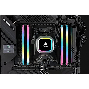Corsair Vengeance RGB PRO SL 64GB (4x16GB) DDR4 3200MHz C16 Desktop Memory (10 Ultra-Bright RGB LEDs, Custom Performance PCB, Tight Response Times, Intel XMP 2.0) Black