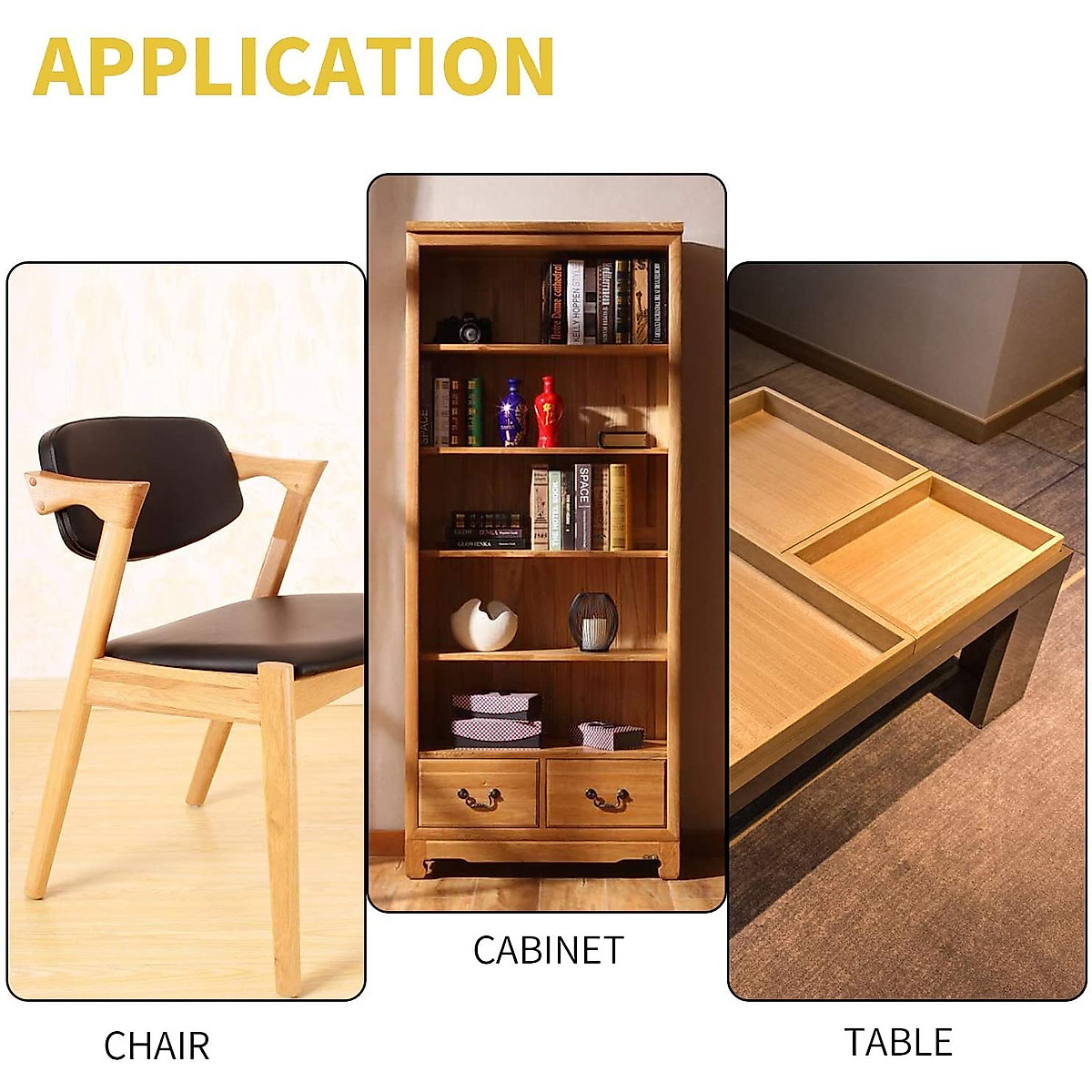 Furniture Cabinet Connector or Desk Top Fastener Hardware Nuts Dowel Bolts Screw with Fluted Wood Dowel Pins,for Wardrobe Door Movers Broke Repair Replacement Locking Connecting 100 Pack(25 Set)