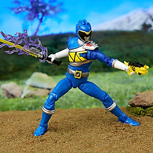 Power Rangers Lightning Collection Dino Charge Blue Ranger 6-inch Action Figure, Toys and Action Figures for Kids Ages 4 and Up