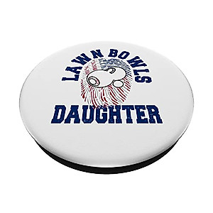 American Flag Fingerprint Patriotic Lawn Bowls Daughter PopSockets Swappable PopGrip