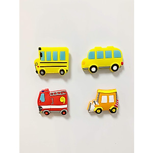 VLOOK Fridge Magnets for Kids Cartoon Car Magnetic Toys Baby Refrigerator Magnets for Whitboard Noticeboard