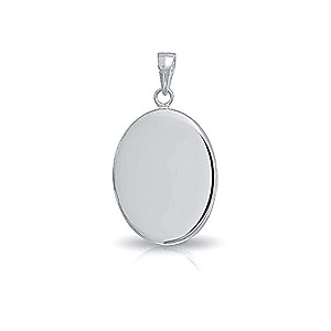 Classic Antique Estate Jewelry Style Blue White Carved Oval Simple Framed Victorian Lady Portrait Mother and Child Cameo Pendant Necklace For Women Wife .925 Sterling Silver