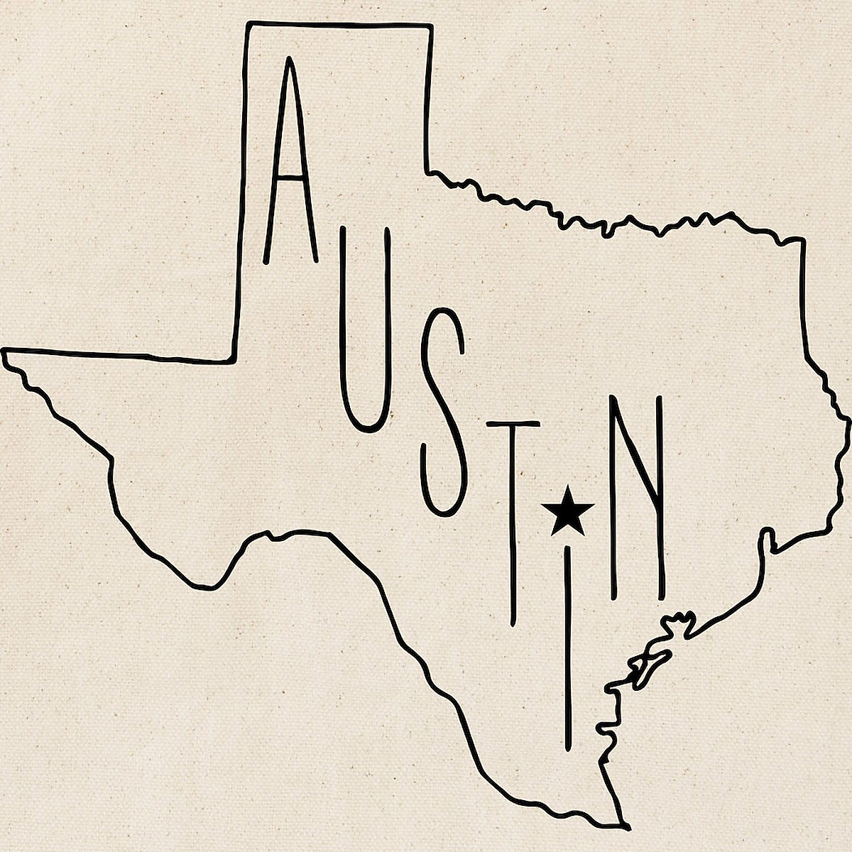 CafePress Austin Texas Tote Bag Canvas Tote Shopping Bag