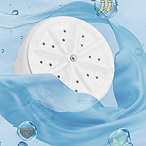 Mini Washing Machine, Portable USB Washer, 3 In1 Dishwashers Waves Convenient for Travel Home Business, White