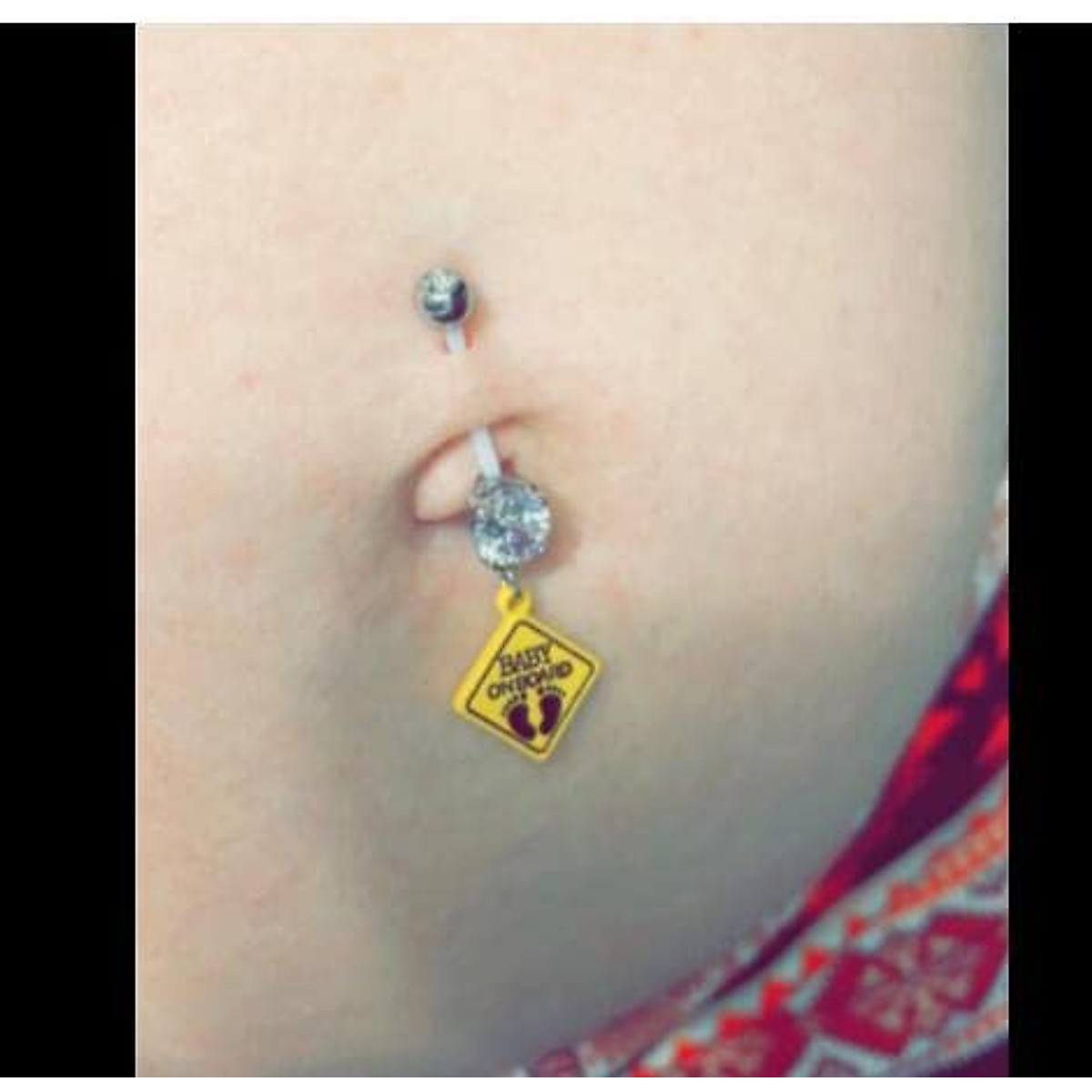 D.Bella 14G Pregnancy Belly Button Rings for Women Flexible Belly Button Ring Long Maternity Belly Button Ring Silicon Belly Button Rings