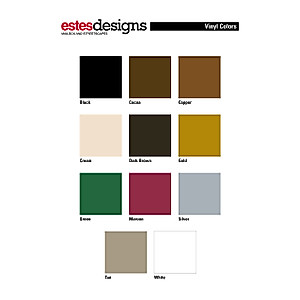 Mailbox House Address Custom Vinyl Sticker, Extra Large (Set of 2)