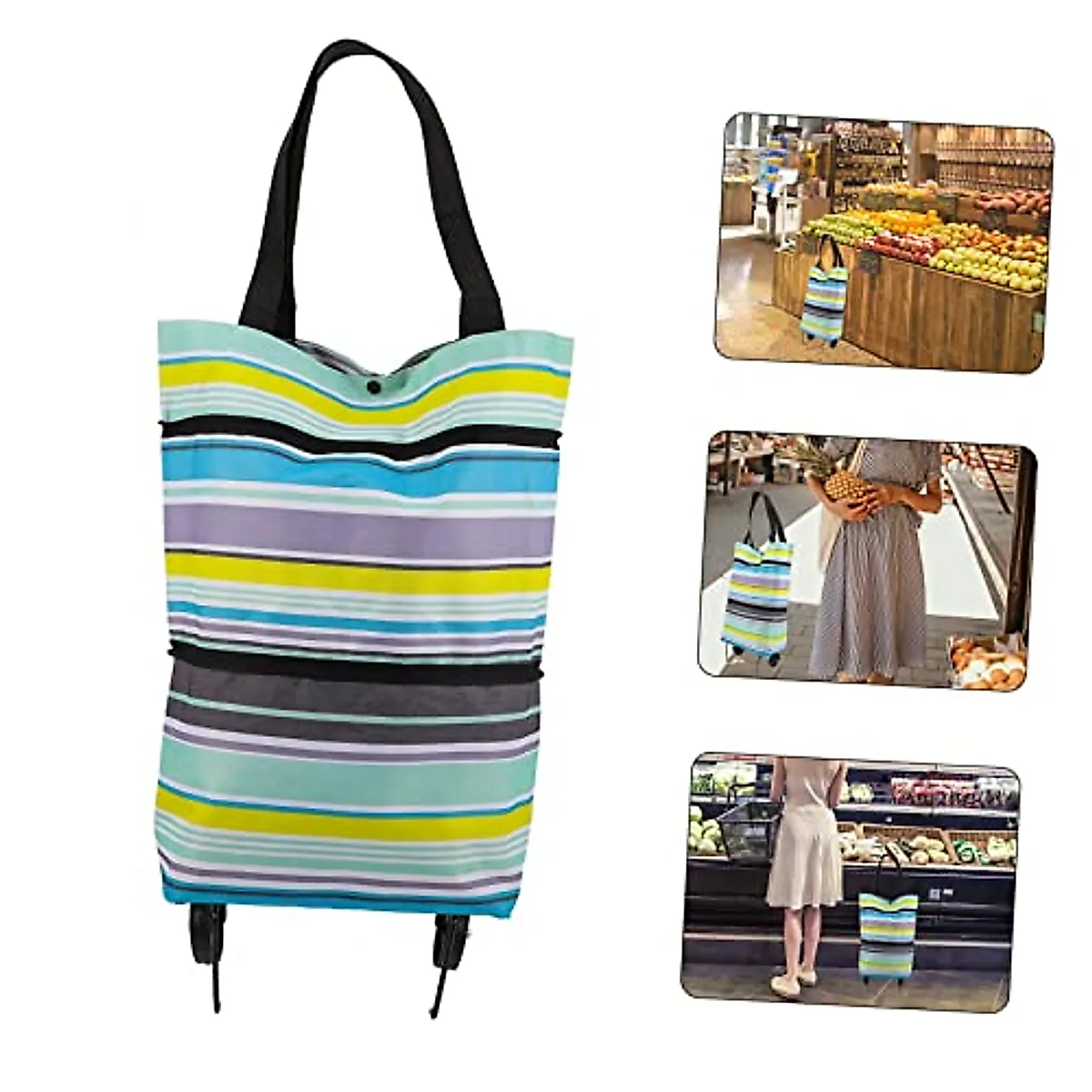 ULTECHNOVO Suitcase Oxford Cloth Shopping Telescopic