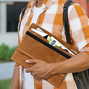 HOLIMET Case for iPad 10th Generation 10.9 Inch 2022 New with Pencil Holder Protective Cases Shockproof Cover for 2022 iPad 10th Gen PU Leather (Fits Model #’s A2696 A2757 A2777), Brown