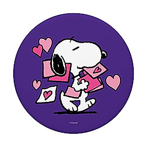 Peanuts Valentines Letter Snoopy PopSockets PopGrip: Swappable Grip for Phones & Tablets