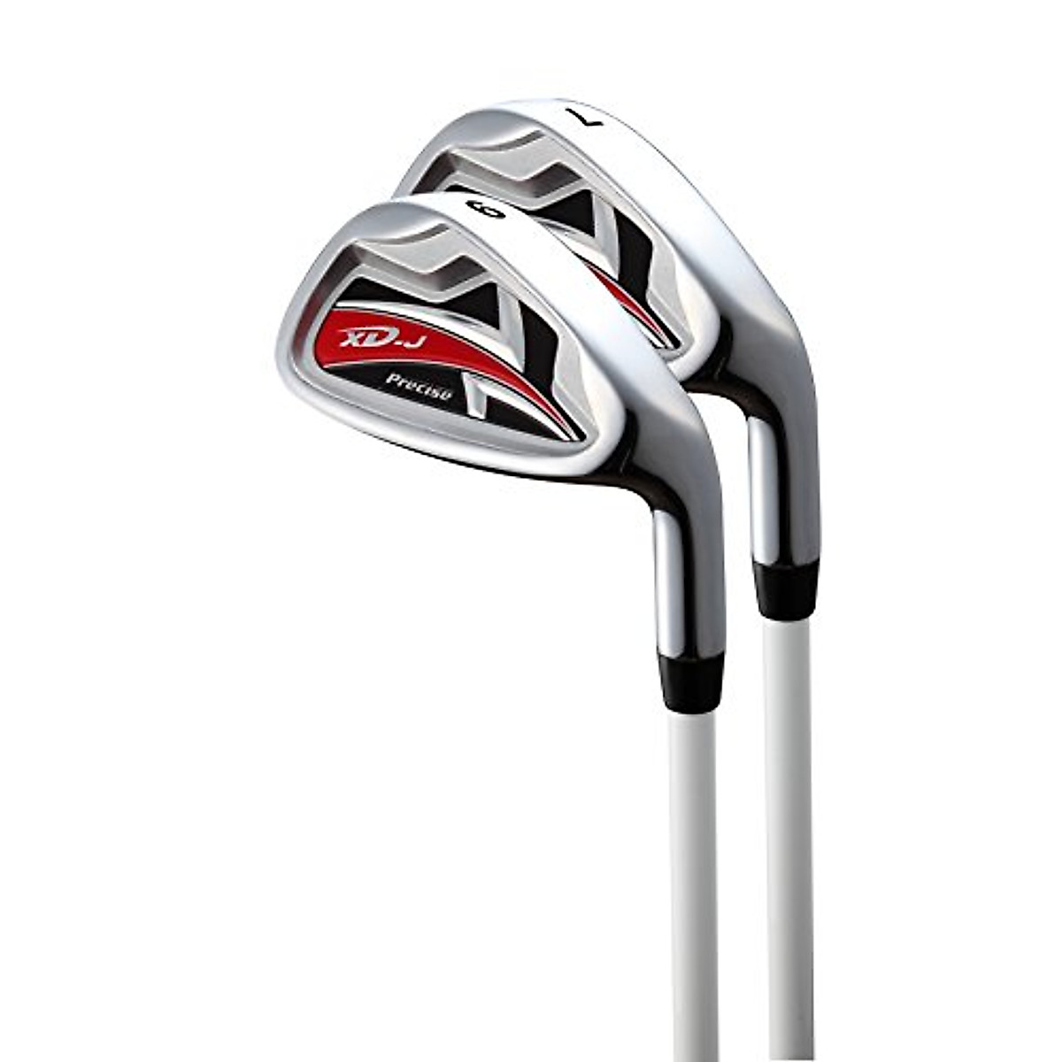 Remarkable Right Handed Junior Golf Club Set for Age 6 to 8 (Height 3'8" to 4'4") Set Includes: Driver (15"), Hybrid Wood (25*), 7, 9 Iron, Putter, Bonus Stand Bag & 2 Headcovers