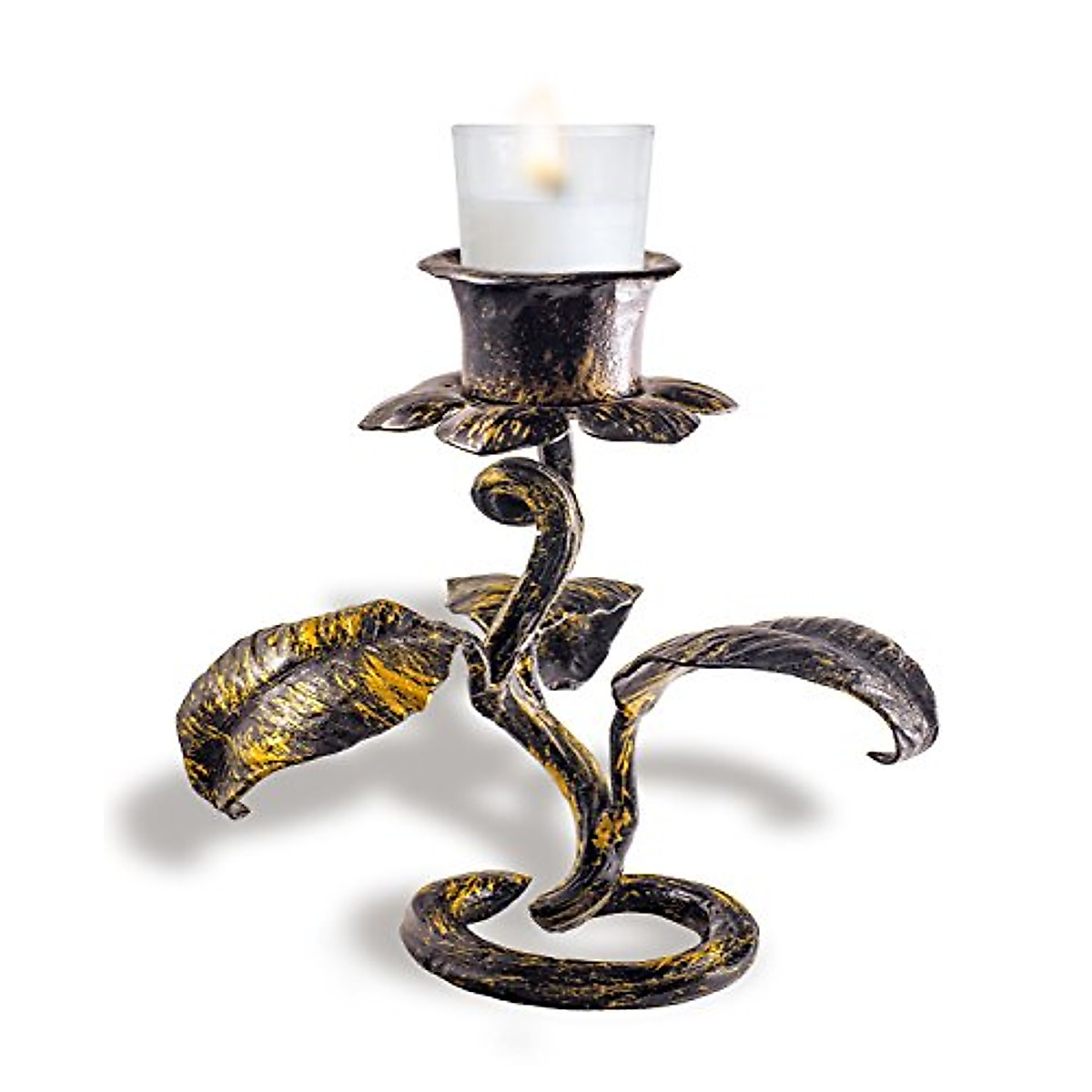 Harmonic Blossom Glass Votives 24 Pack - Premium White Unscented Votive Candles in Clear Elegant Holders - 15 Hour Long Lasting Burn Time - for Weddings, Parties and Event Decoration Centerpieces