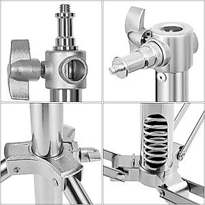 Stainless Steel Backdrop Stand 9.5ftx10ft Photo Stand for Backdrop Video Adjustable Background Support Stands for Portrait & Studio Photography, Photoshoot, Parties, Baby Shower, Birthday, Wedding