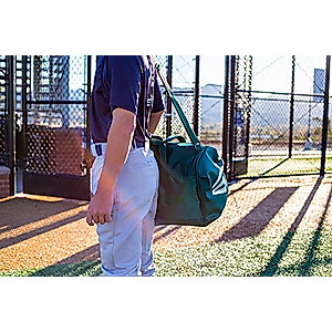 EASTON E310D PLAYER Bat & Equipment Duffle Bag, Black