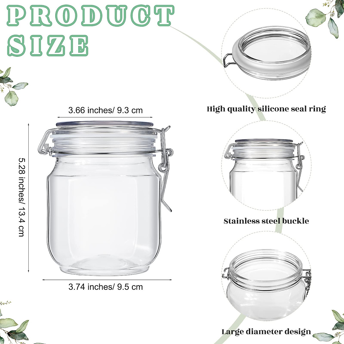 Roowest Baby Shower Advice Cards for New Parents to Be - Tip Jar Sign for New Parents 60 Parenting Advice Cards 10 HB Pencils 2 Cute Stickers 1 Pet Bottle for Guests Games(Leaf)