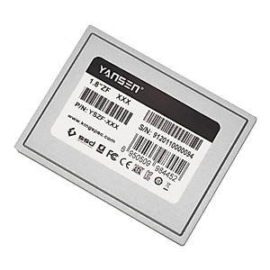 KingSpec Yansen 128GB 1.8" ZIF 40pin SSD Solid State Disk SM2236 Controller Compatible with Compact PC, Old Laptop and Media Player