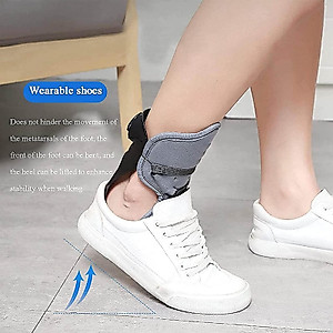 Plantar Fasciitis Relief Night Splint Adjustable Foot Brace Wrap Arch Foot Pain Achilles Tendonitis Support Fits Left or Right Women and Men,Right-40-44