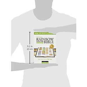 NIV Rainbow Study Bible, Purple LeatherTouch Indexed