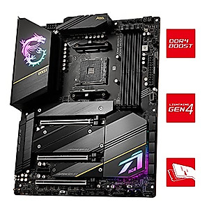 MSI MEG X570S ACE MAX Gaming Motherboard (ATX, AMD, Socket AM4. DDR4, PCIe 4, CFX, M.2 Slots, Wi-Fi 6E)
