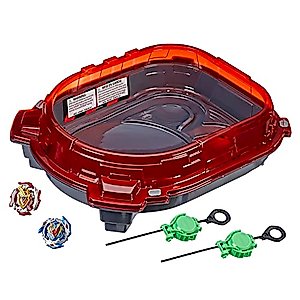 BEYBLADE Burst Turbo Slingshock Rail Rush Battle Set - Complete Set Burst Beystadium, Battling Tops, and Launchers (Amazon Exclusive)