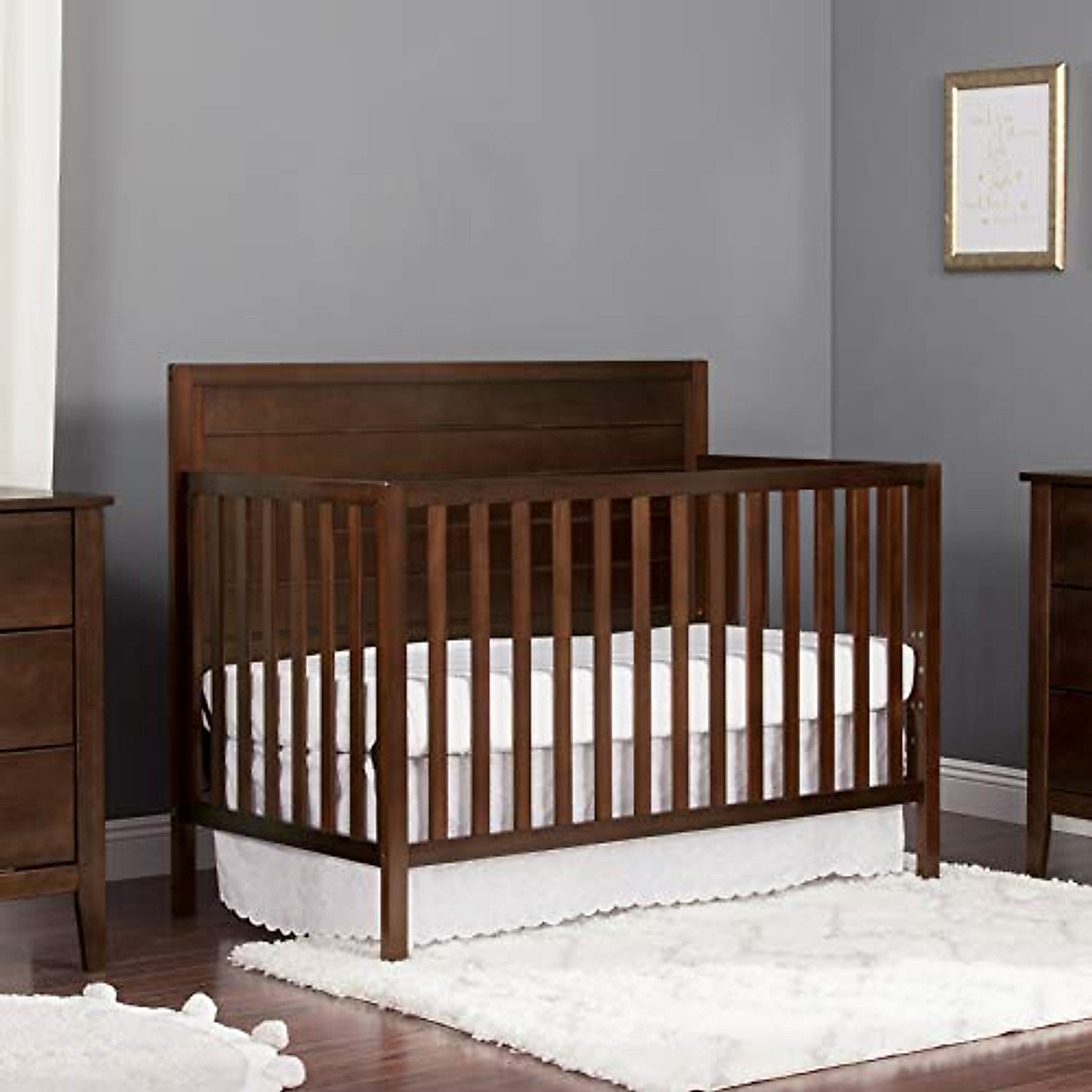 Carter's by DaVinci Morgan 4-in-1 Convertible Crib in Espresso, Greenguard Gold Certified