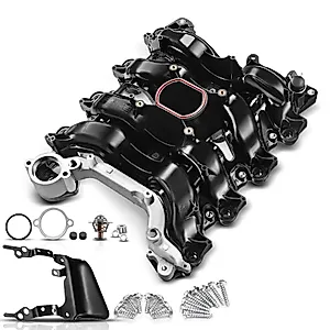 A-Premium Engine Intake Manifold Assembly with Thermostat & Gasket [SOHC, 8Cyl 4.6L] Compatible with Ford Explorer 2002-2005 & Mercury Mountaineer 2002-2005